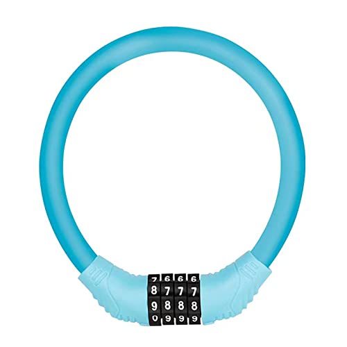 MengK Bike Portable Lock 4 Digit Cable Lock Pocket Size Bicycle Lock Security Lock Bike Anti-Theft Code Lock for Bike Electric Scooter