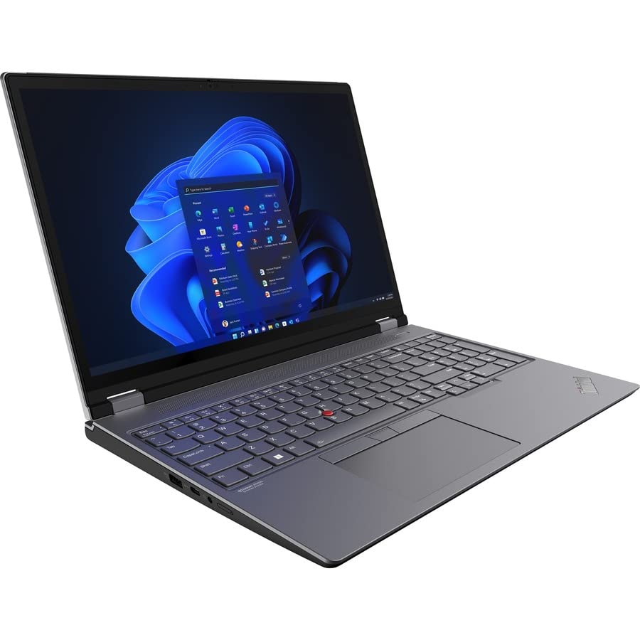 Lenovo ThinkPad P16 G1 21D6006NUS 16" Mobile Workstation - QHD - 2560 x 1600 - Intel Core i7 12th Gen i7-12850HX Hexadeca-core (16 Core) 2.10 GHz - 16 GB Total RAM - 512 GB SSD - Storm Gray