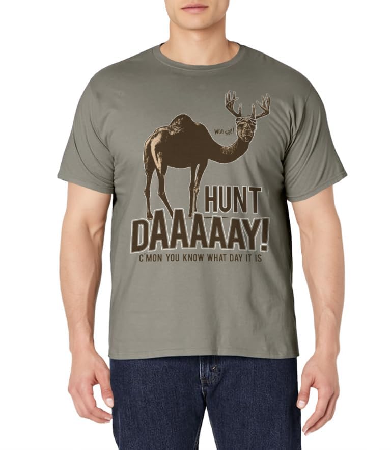 Hunt Day Camel Buck Deer Funny Hunting Humpday Shirt