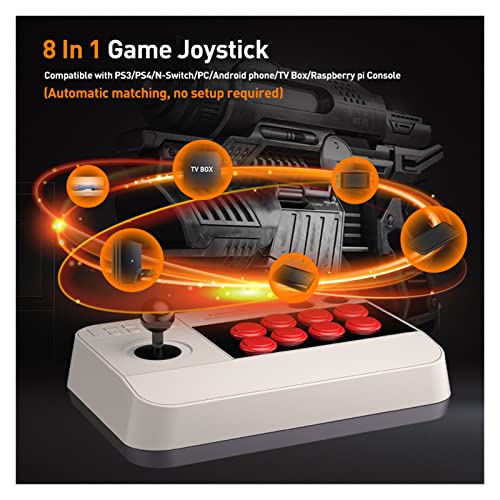 NICPET Super Console X Arcade Stick/Joystick Game Console for PS3/TV Box/PC with 23000 Retro Arcade Games for PSP/PS1/DC/MAME