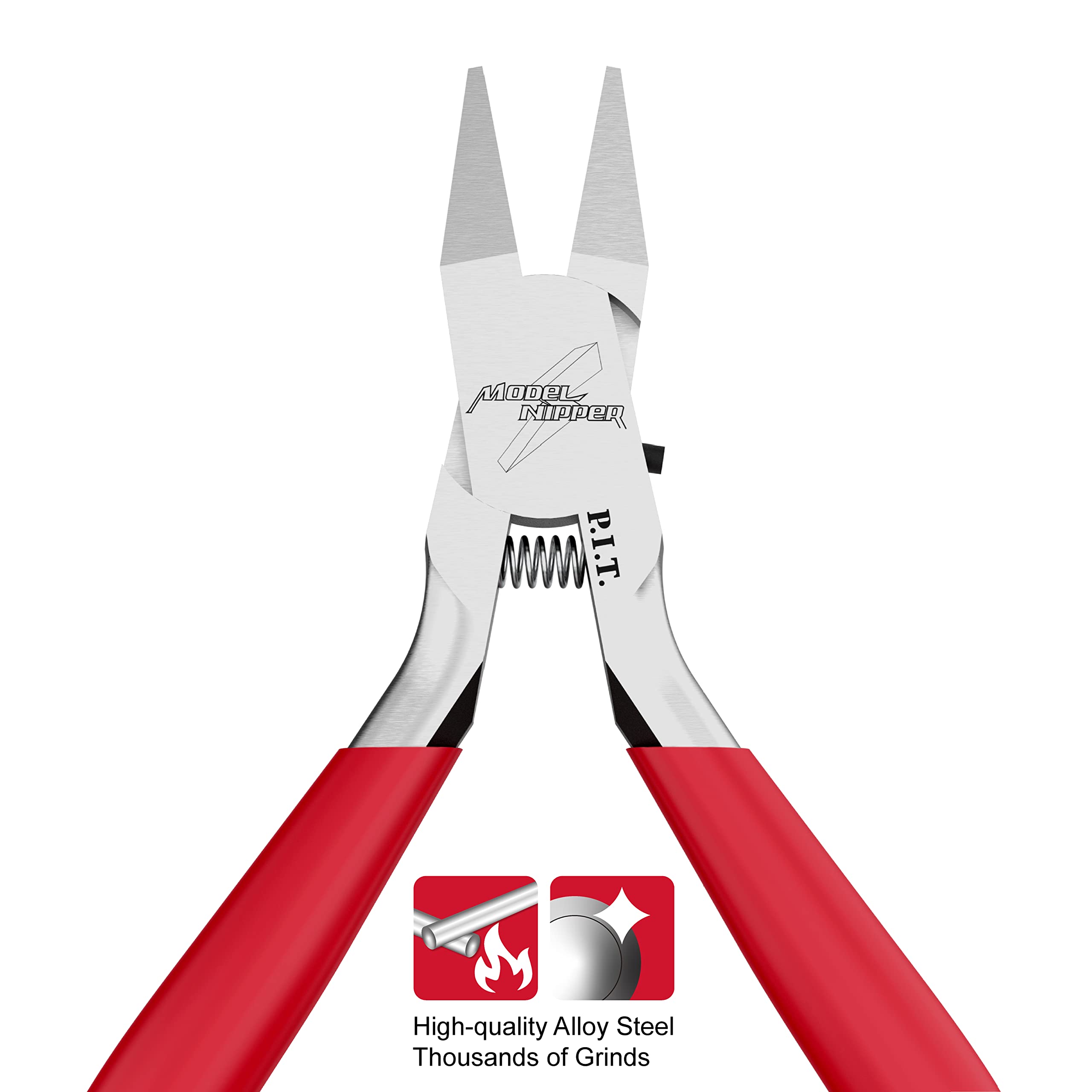 P.I.T. 4.5 Inch Model Nipper, Single Blade Gundam Nipper with Non-Slip Grip, Sprue Cutter Hobby Nippers,Model Kit Nippers for Plastic Gunpla Model Building
