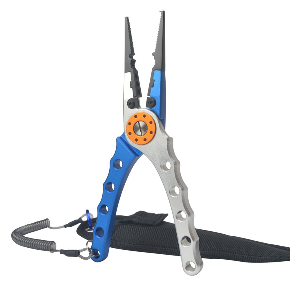 MengK Fishing Pliers Lip Gripper Kit Line Cutter Hook Remover Fishing Tool