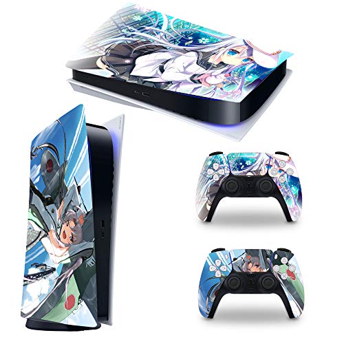 Kantai Collection Japan - PS5 Standard Edition Skin Console - PS5 Standard Edition Controller Skin Cover Vinyl Decal Protective