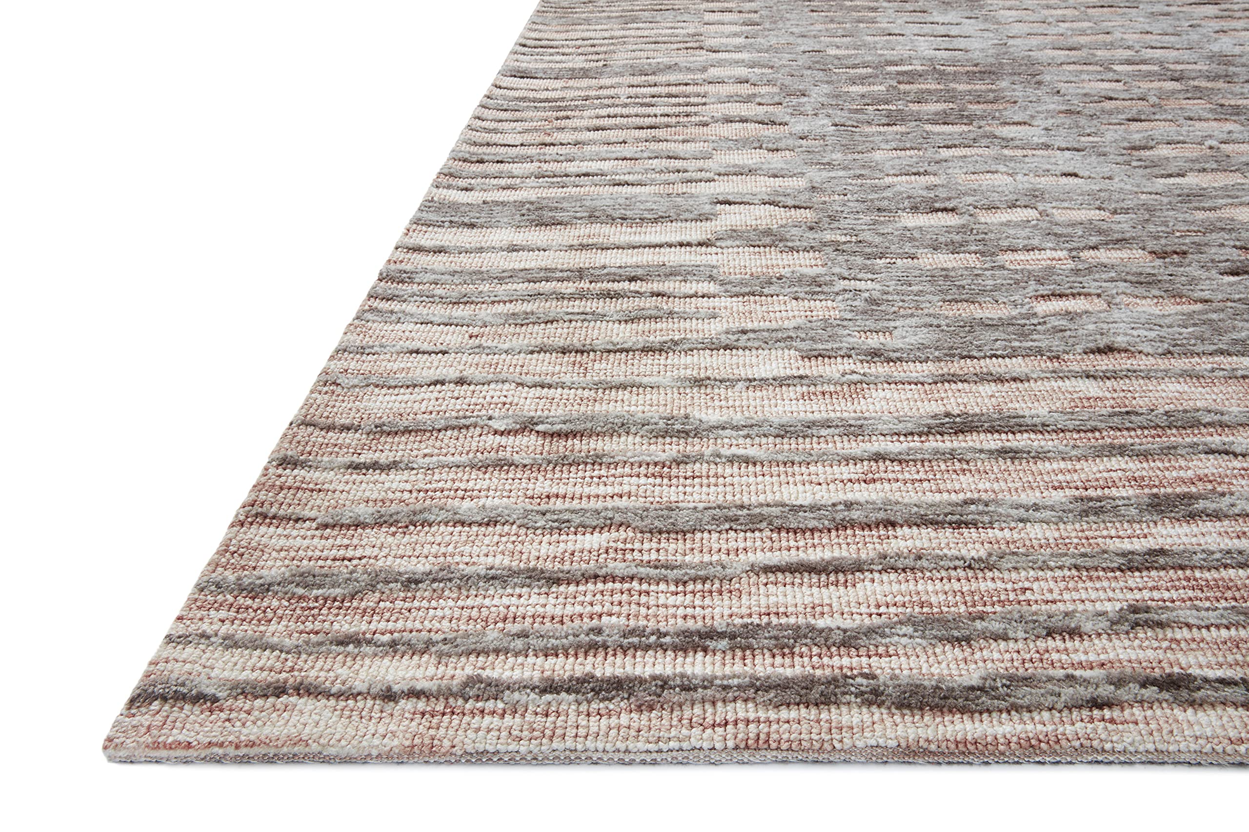 Justina Blakeney x Loloi Yeshaia Collection YES-07 Lagoon / Mist 18" x 18" Sample Rug