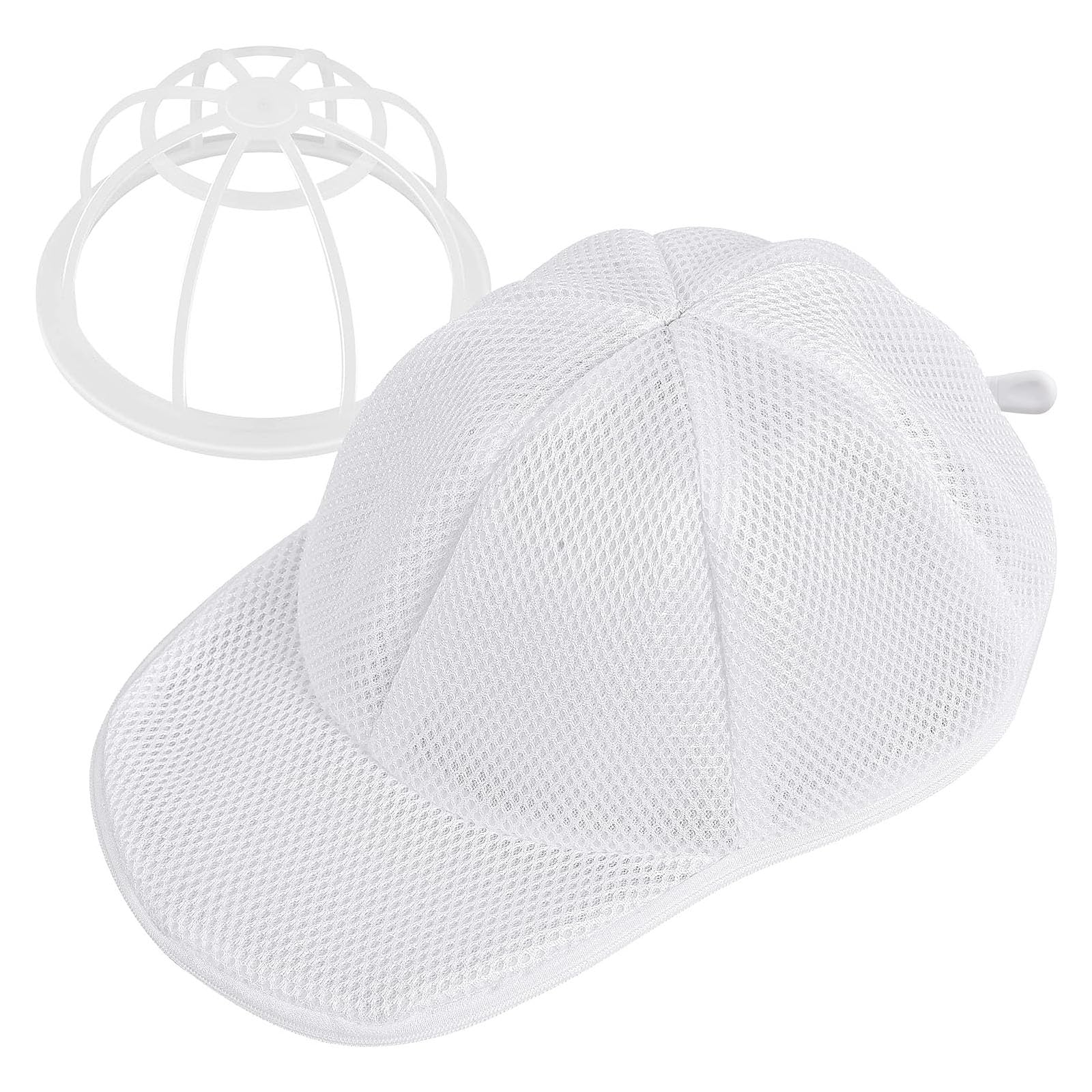 LARDERGO Hat Washer for Baseball Caps, Cap Washer with Mesh Bags, Hat Cleaner for Baseball Caps, for Washing Machine
