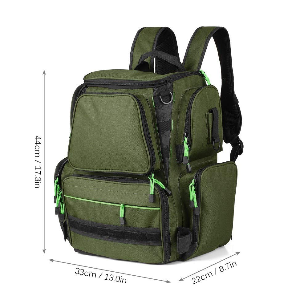 MengK Multifunctional Fishing Tackle Bag Backpack