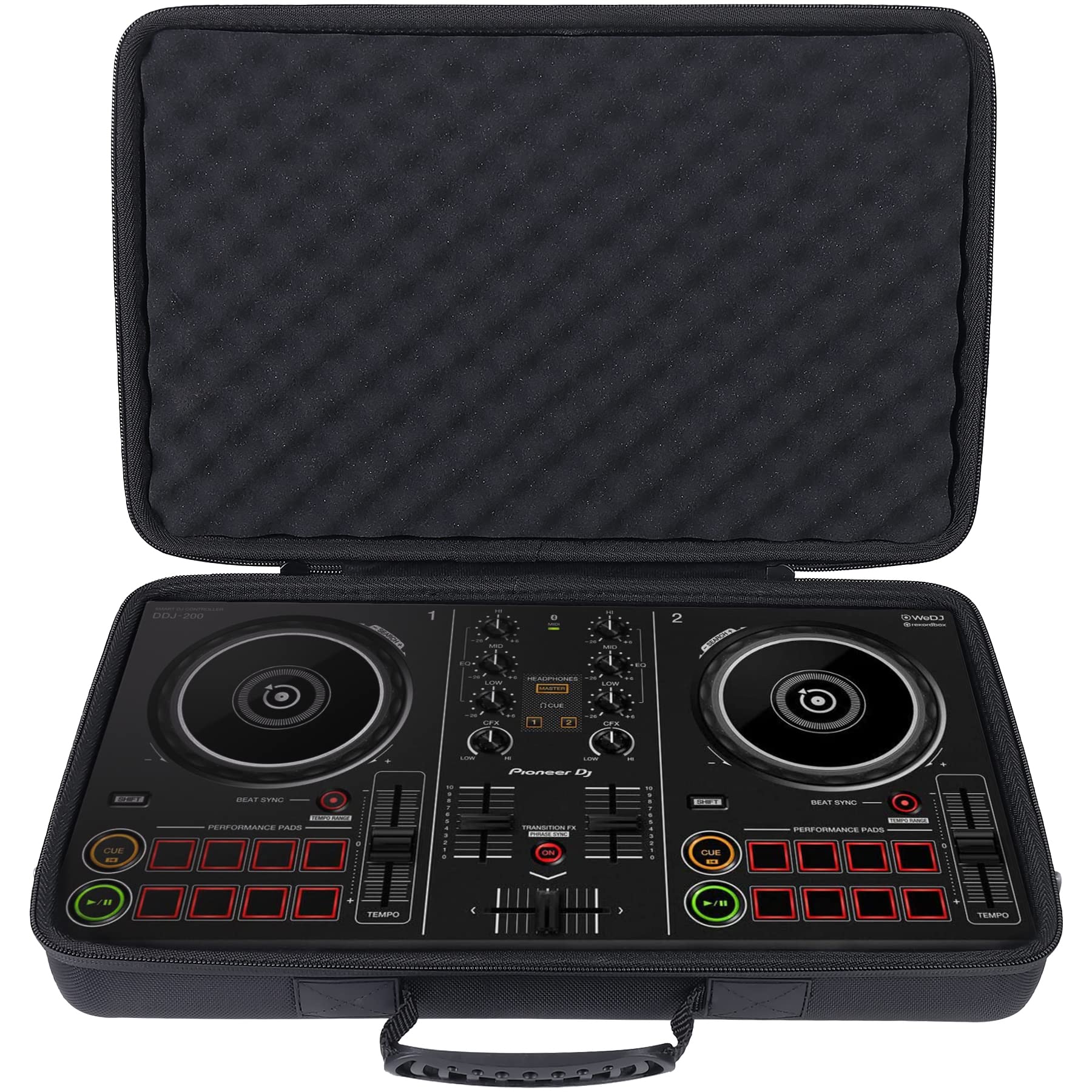 khanka Hard Travel Case Replacement for Pioneer PRO DJ (DDJ-200) Pioneer Smart DJ Controller