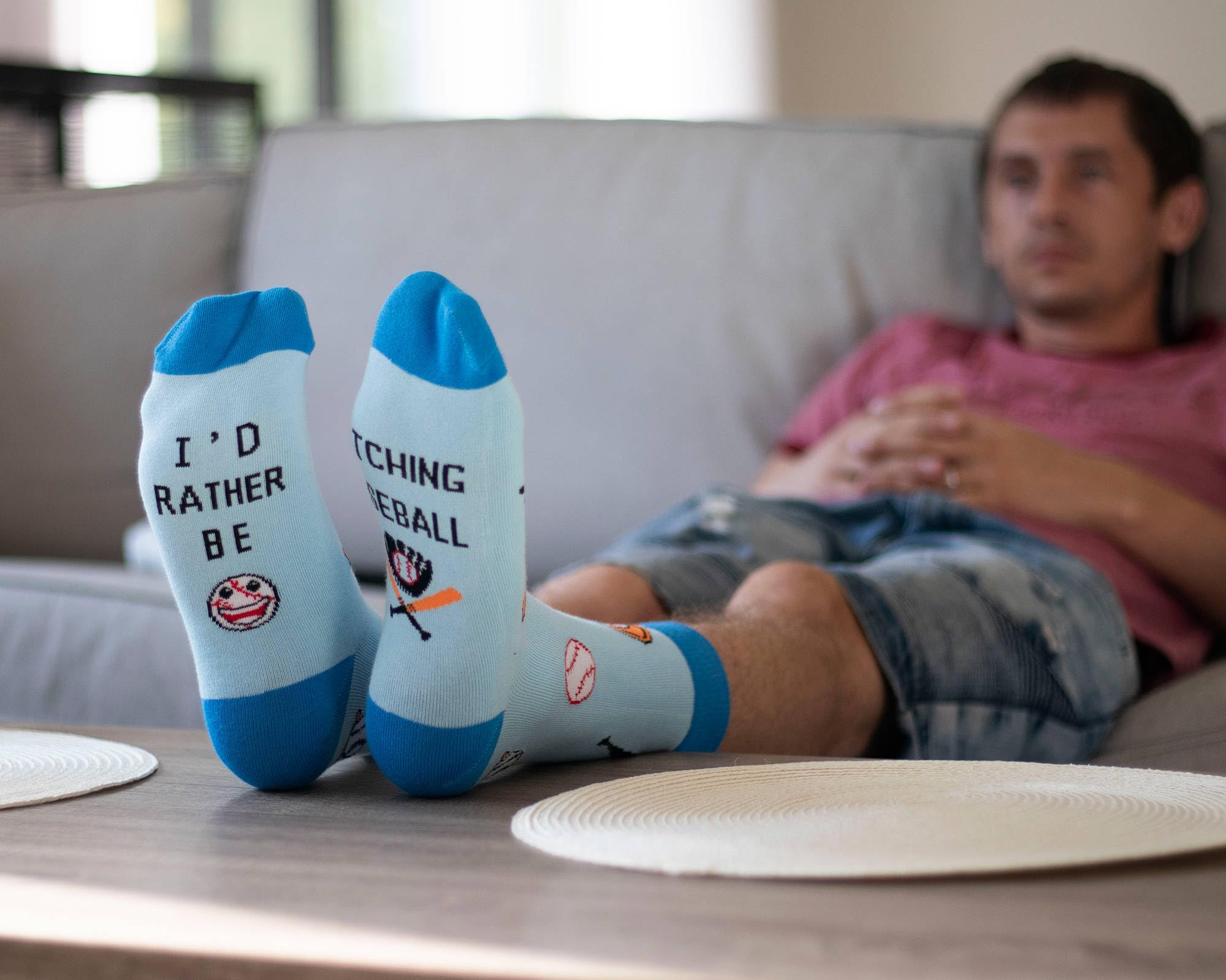 IRISGOD - I'd Rather Be Funny Dress Socks for Men and Women | Humor Joke Gifts