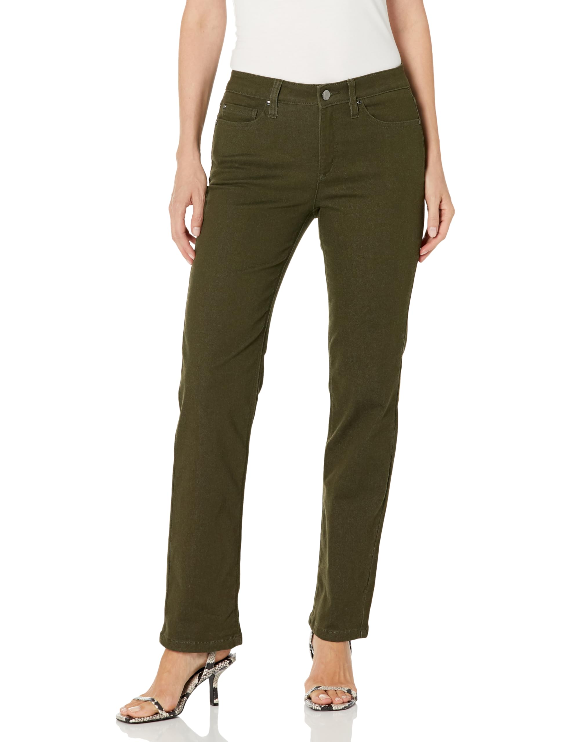 Jones New York Women's Lexington Straight Jean-Rosemary, 6