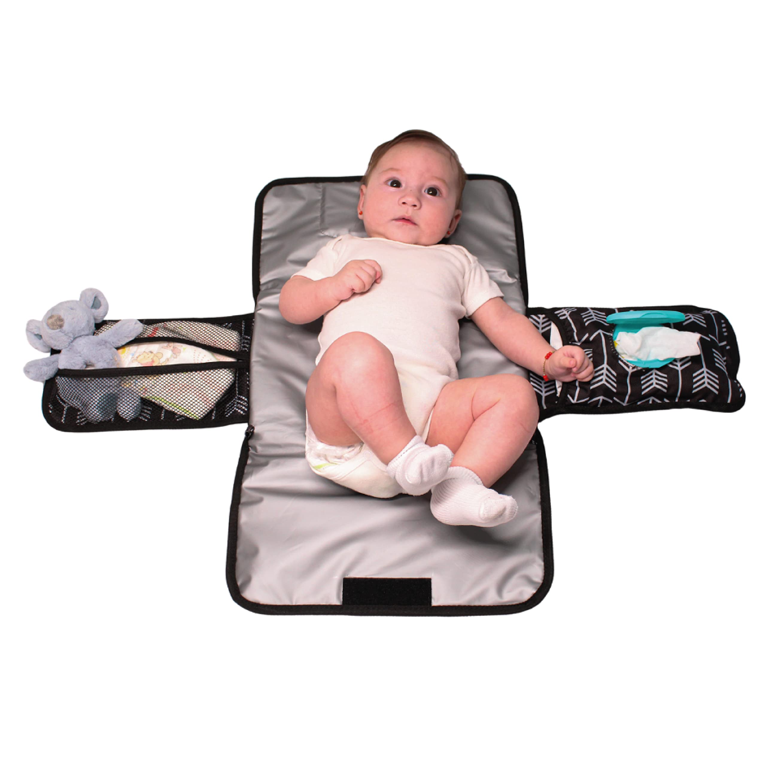nging Pad Portable Travel Diaper Mat for Baby Foldable Bag Changer Station with Compact Waterproof Surface