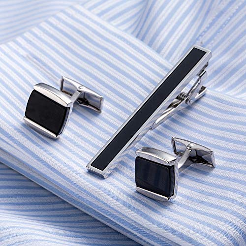 Men's Cufflinks Set Cufflinks Tie Clips Collar Clips Cuff Studs Premium Groom Dress Accessories Cuff Clips