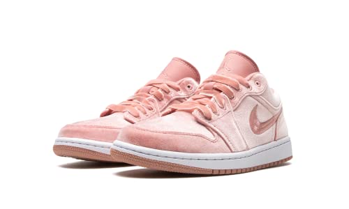 Jordan Womens WMNS Air Jordan 1 Low SE DQ8396 600 Pink Velvet - Size 6.5W