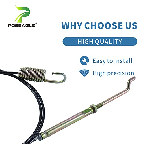 POSEAGLE 746-0897 Cable Compatible with MTD 946-0897 Auger Cable, MTD 746-0897 Auger Cable 746-0897, 746-0897a Auger Clutch Cable 746-0897, 746 0897