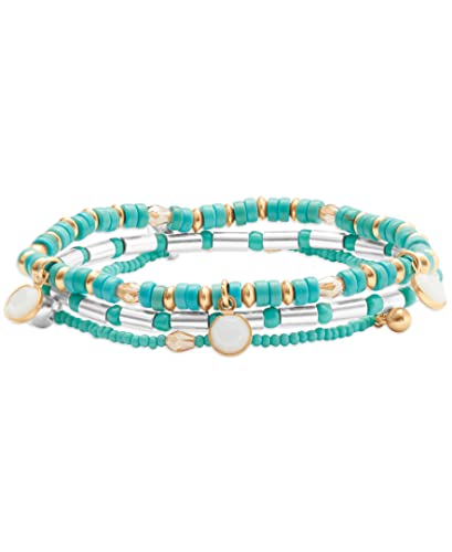 Lucky Brand Turquoise Stretch Beaded Bracelet