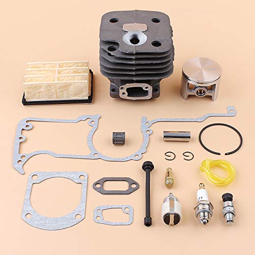 Laliva tools - 52MM NIKASIL Cylinder Piston Air Filter Gaskets Kit For HUSQVARNA 268 272 272XP 272K Chainsaw Parts with Decompression Valve