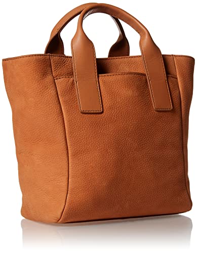 Lucky Hahn Mini Tote, Cognac Brown