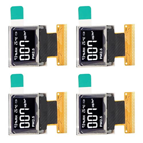 Organic Light Emitting Diode LCD Display, Bright Glass Construction 0.66in Clear White Displaying LCD Display Screen for Maintenance