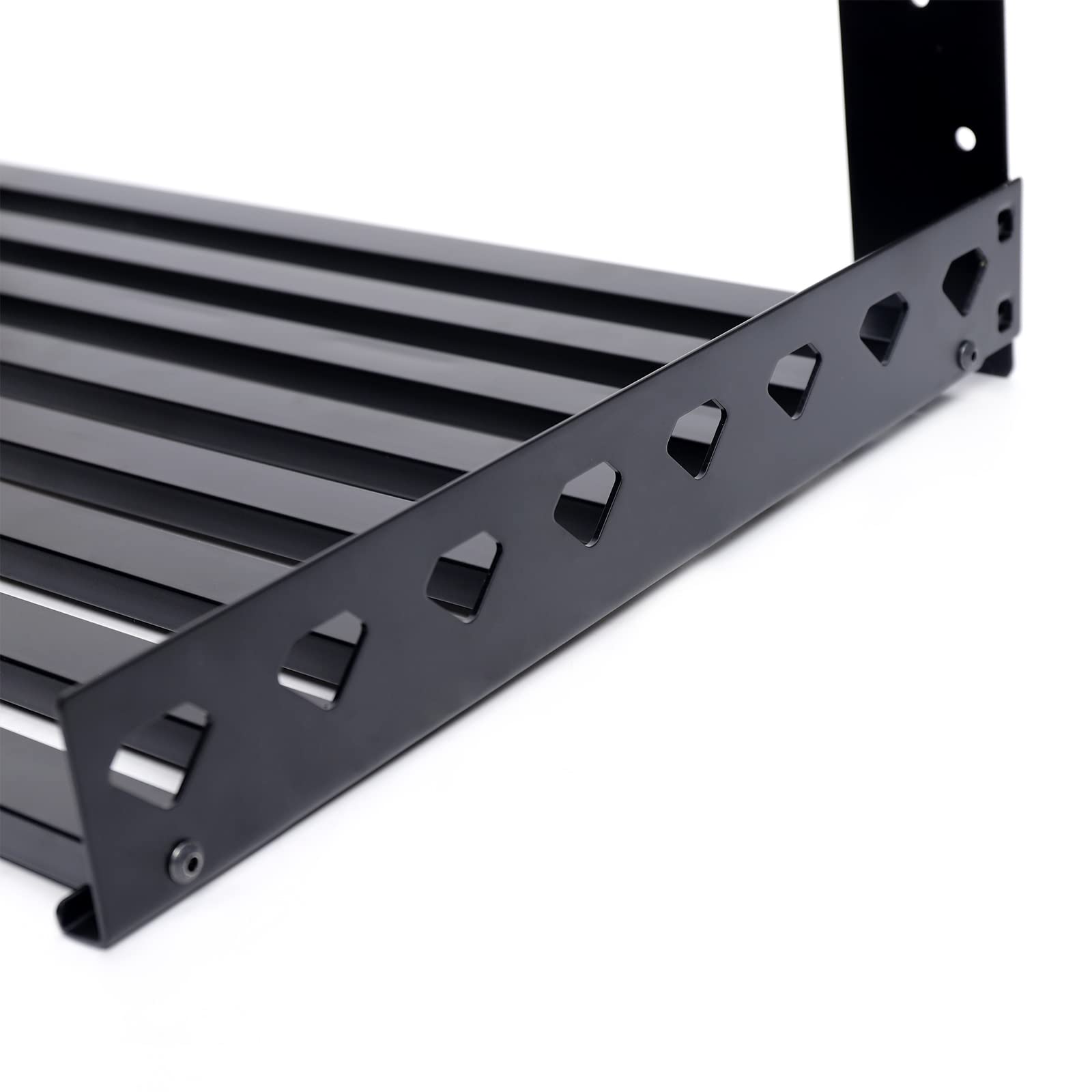NG NOPTEG Wall-Mounted Microwave Shelf, Microwave Oven Rack Stainless Steel Oven Bracket Kitchen Microwave Rack, Space Saving, Sturdy
