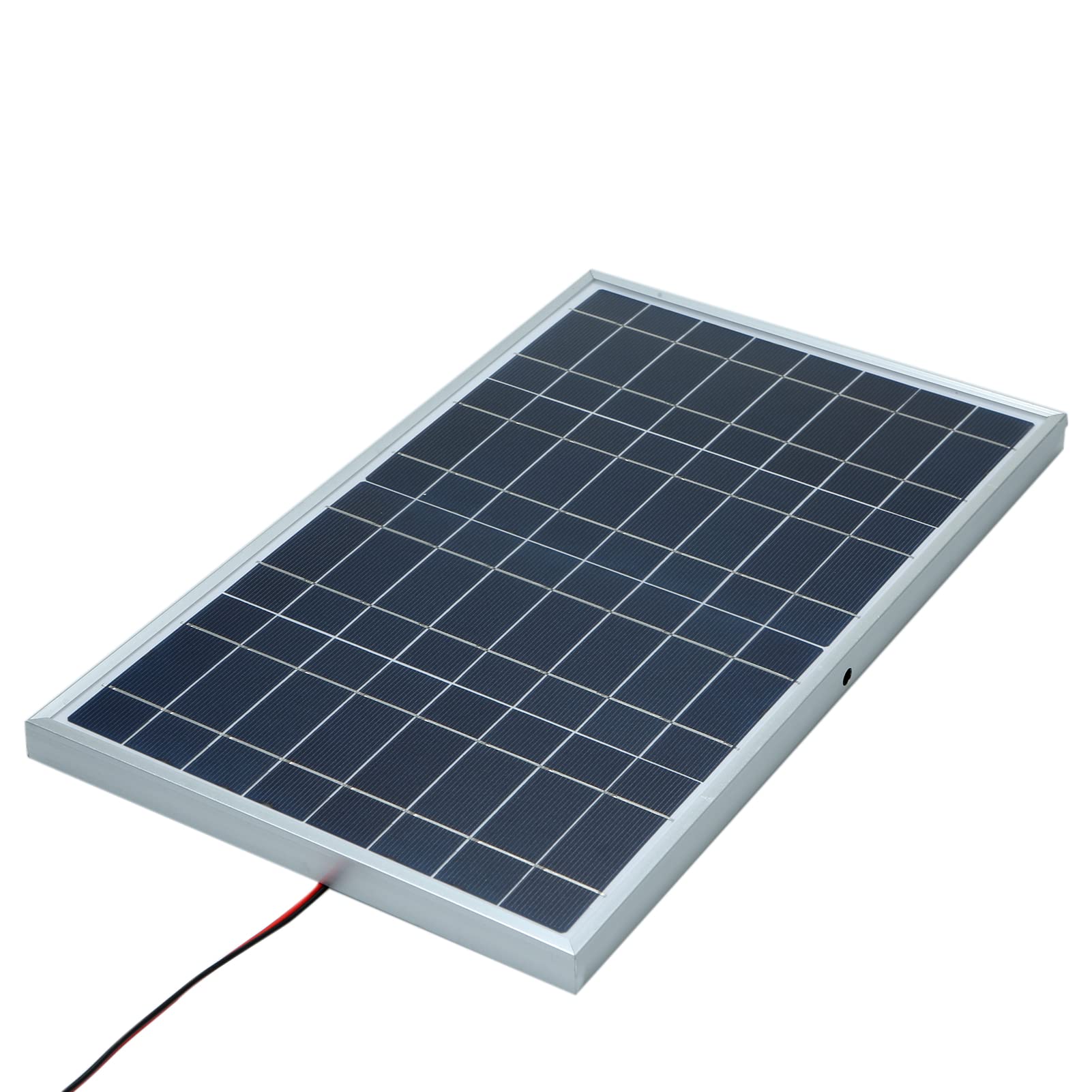 HUIOP Solar Panel Kit,30W D C 12V/18V Solar Panel Kit Set with Alligator Clip/ IP65 Water Resistance for Home Indoor Outdoor Use Portable