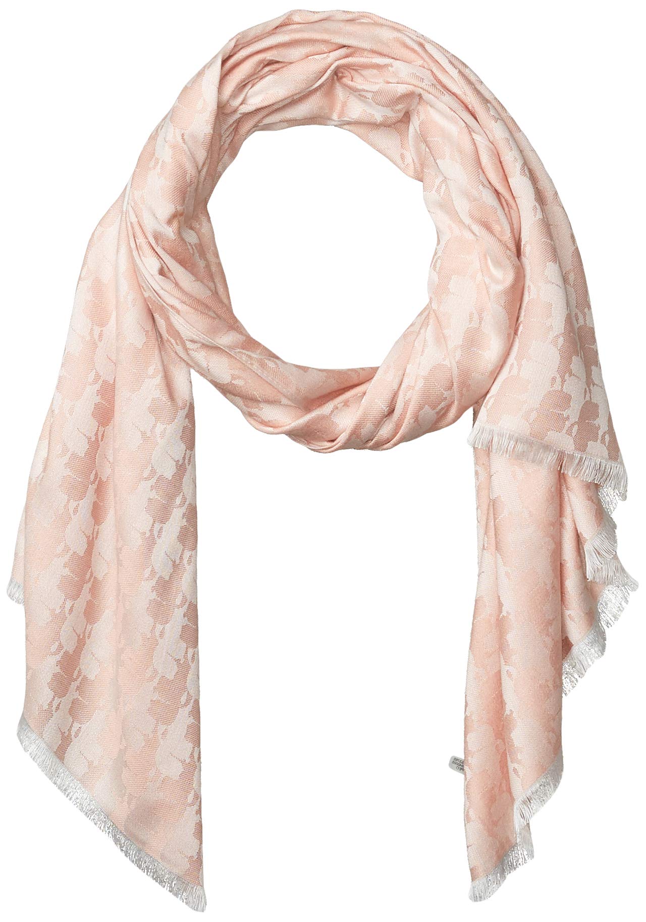 Karl Lagerfeld Paris Women's Two Toned Pashmina Scarf, Deep Peony, One Size