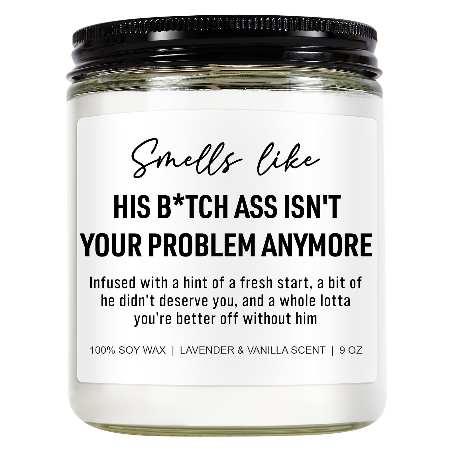 Younift Funny Divorce Candles, Divorce Gifts for Women, Divorce Party Decorations, Breakup Gifts for Women, Cheer up, Break up Gifts for Her, Gifts for Newly Divorced Woman, Ex Boyfriend Gifts