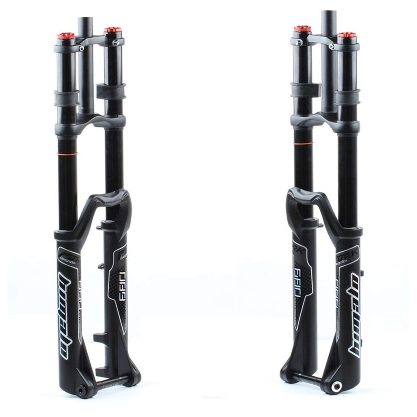 NEYLLO Bike Fork 27.5/29in Mountain Bike Fork,Downhill Fork Soft Tail Suspension Air Pressure Front Fork Apply Tire 3.0inch (Size : 27.5in)