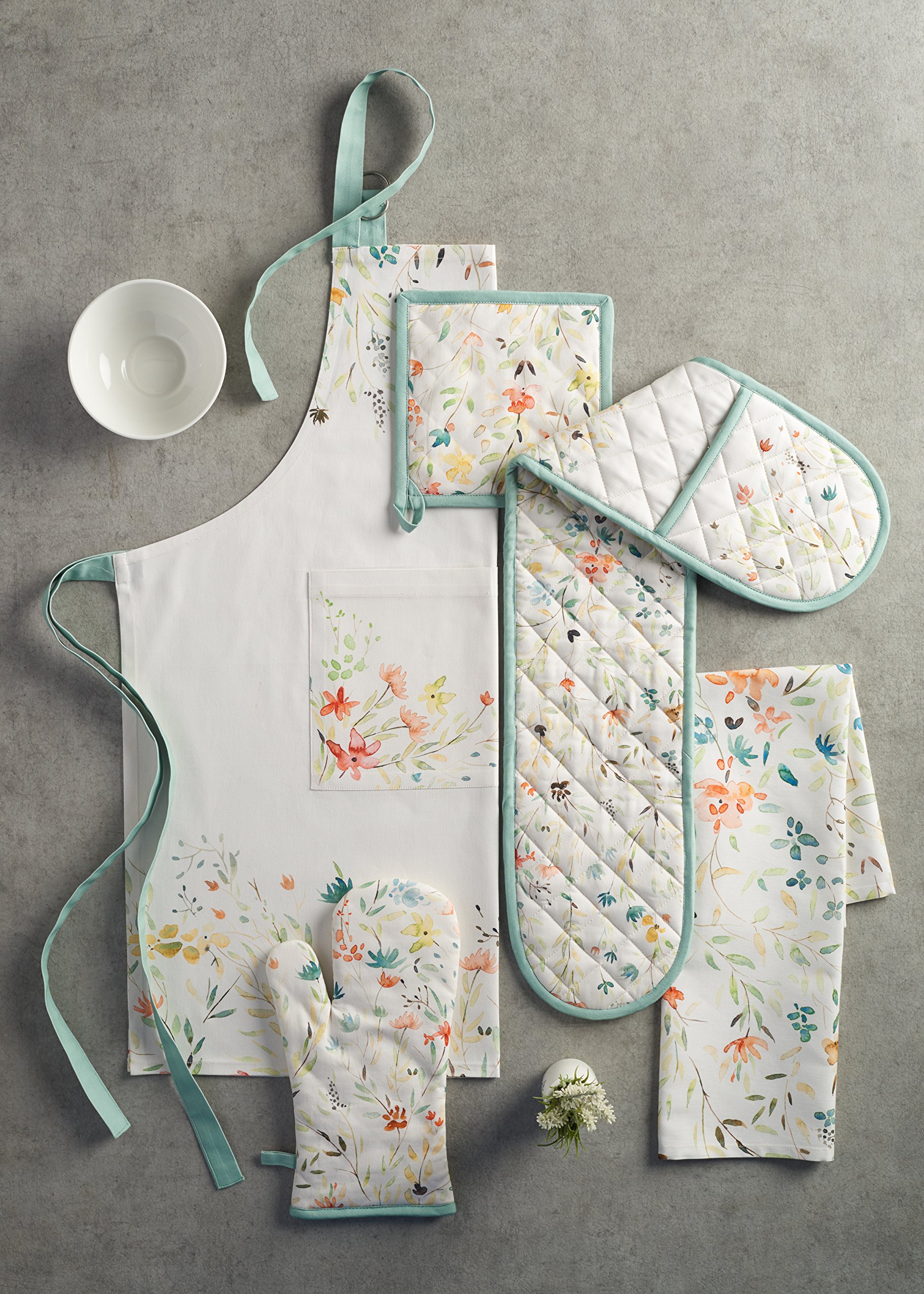 Maison d' Hermine 100% Cotton Table Cloth Colmar Tabletop Cover Kitchen Dining Tablecloth Great for Parties Wedding Use Spring/Summer (Rectangle, 54"x72")