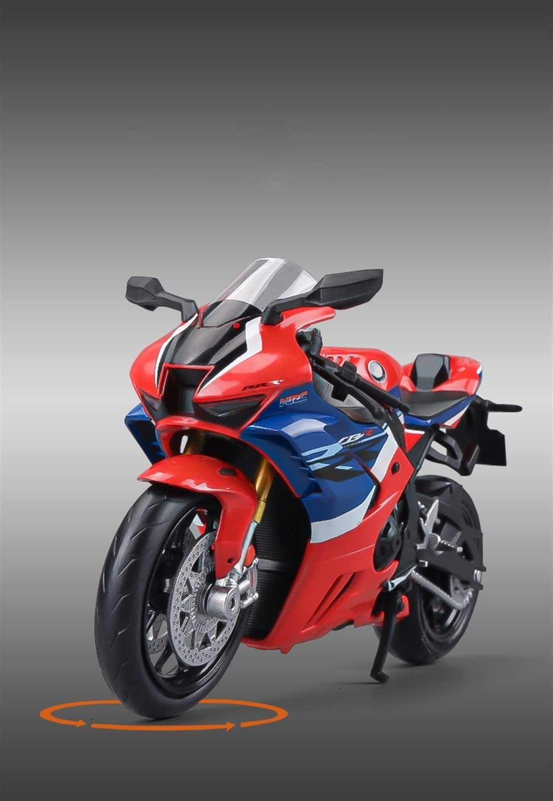 NASJAQ Model kit Motorcycle Model Toy 1/12 for Honda CBR1000RR-R Fireblade SP Die Cast Motorcycle Model Toy Car Collection Autobike (Color : Red with Box)