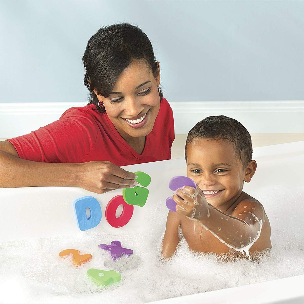 July miracle Bath Letters Numbers, 36 Pcs Foam Bathtub Used for Bathroom