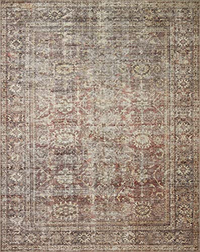 Loloi Amber Lewis x Georgie Bordeaux/Antique 5'-0" x 7'-6" Area Rug