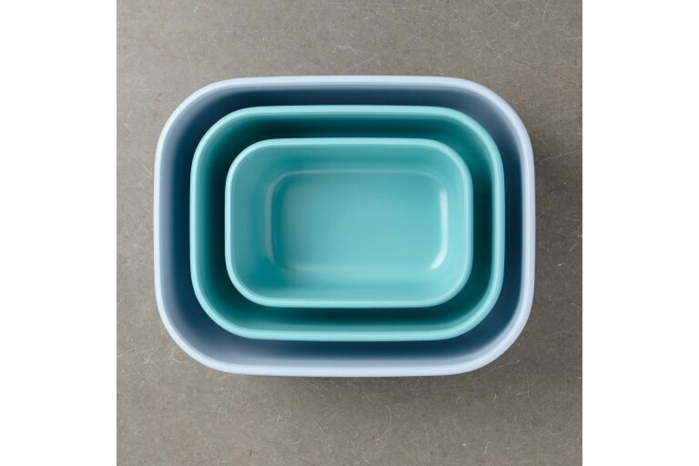 Mepal β Multi bowl Cirqula 3-piece set Nordic black β 750, 1500, 3000 ml β Food storage containers with lid β Airtight storage box for fridge & freezer, microwave container & serveable dish