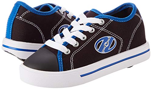 Heelys Boy's Classic X2 Trainers, Black (Black/White/Snorkel Blue Black/White/Snorke, 4 Big Kid