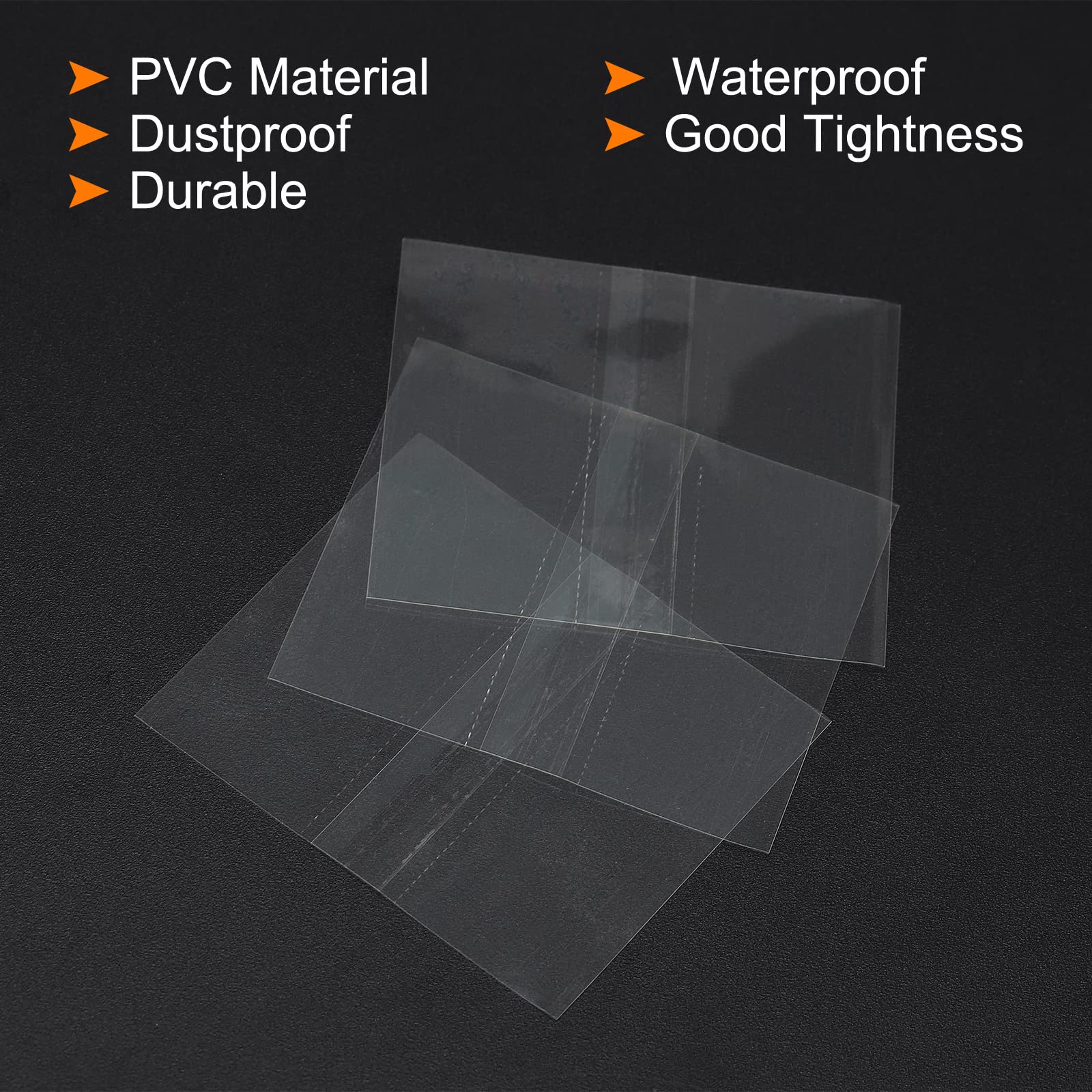 PATIKIL 45x40mm Perforated Shrink Bands, 250 Pack PVC Heat Shrink Wrap Band Fits Cap Diameter 0.87 to 1.06 Inch for Jars Cans, Clear