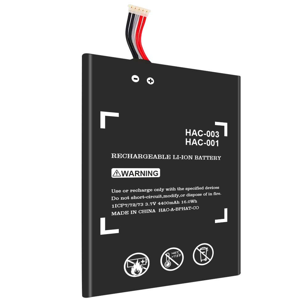HAC-003 Battery Replacement for Nintendo Switch 2017 Game Console HAC-001 Internal Upgrade 4400mAh Battery with Repair Tool Kit