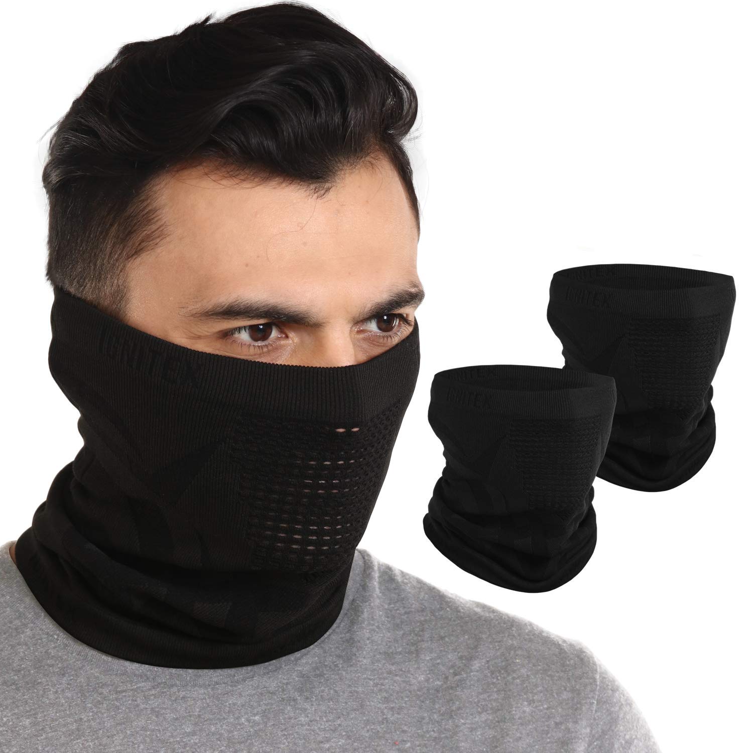 IGNITEX Ski Neck Gaiter, Winter Gaiter/Snowboarding Neck Warmer Gaiter, Breathable Ski Gator