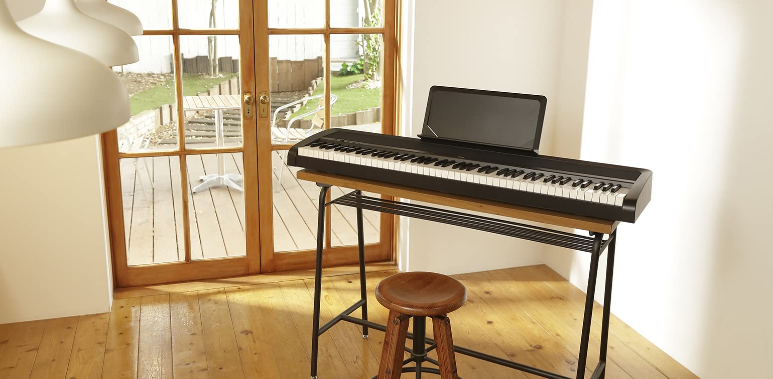 Korg 88-Key Lighter-Touch Digital Piano with Audio and MIDI USB, Free Software