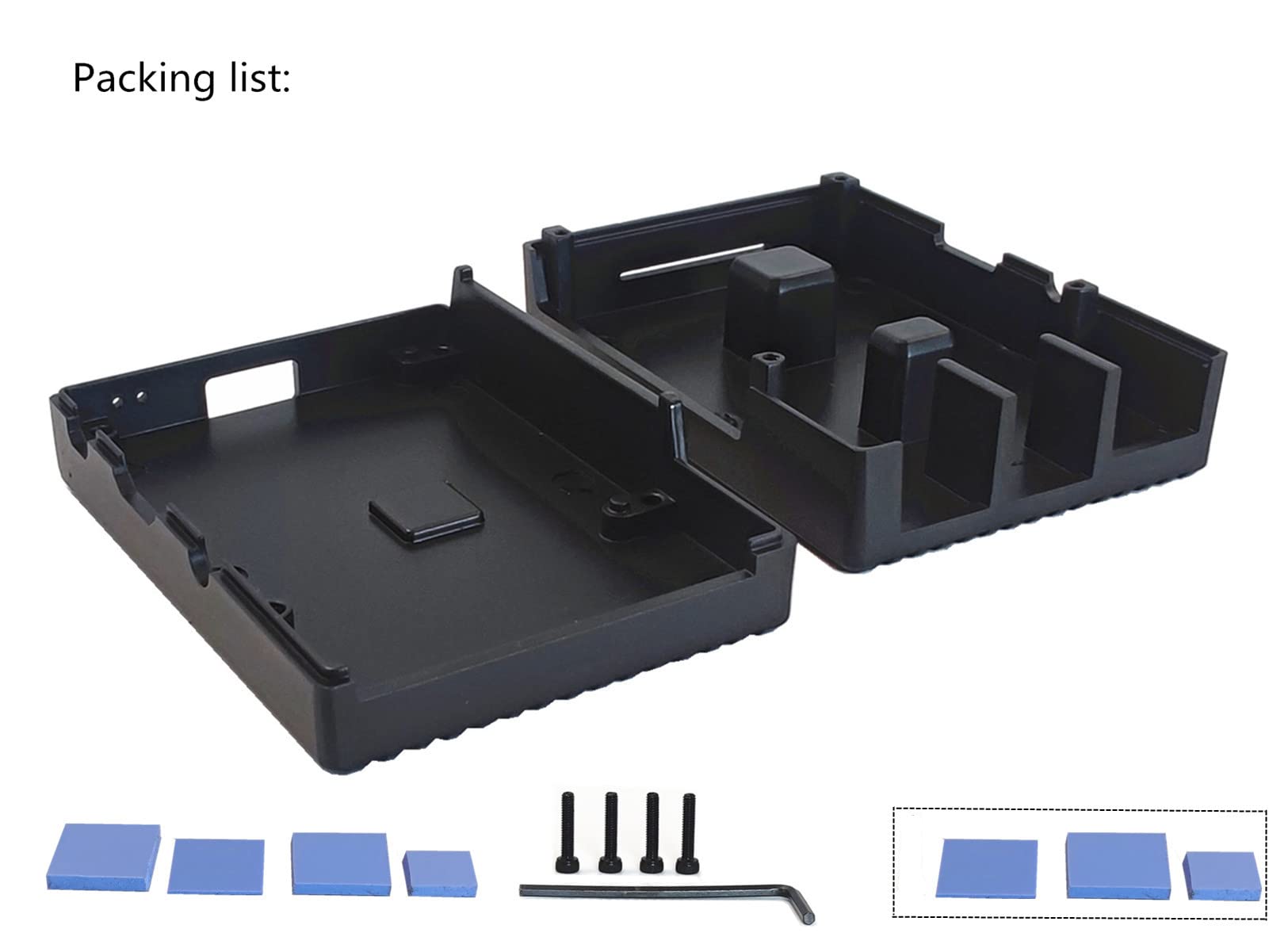 Raspberry Pi 3 B+ Case, Aluminum Alloy Passive Cooling Metal Case for Raspberry Pi 3 Model B+/Raspberry Pi 3 Model B