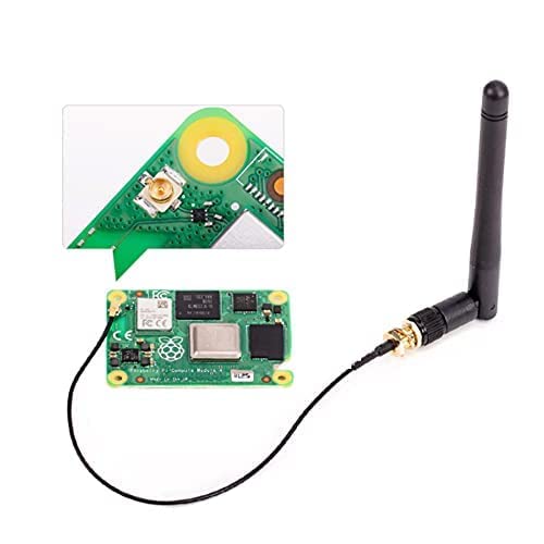 Raspberry Pi Compute Module 4-2GB RAM eMMC 0GB (Lite), 2.4/5.0GHz with Wi-Fi & Bluetooth (CM4102000)