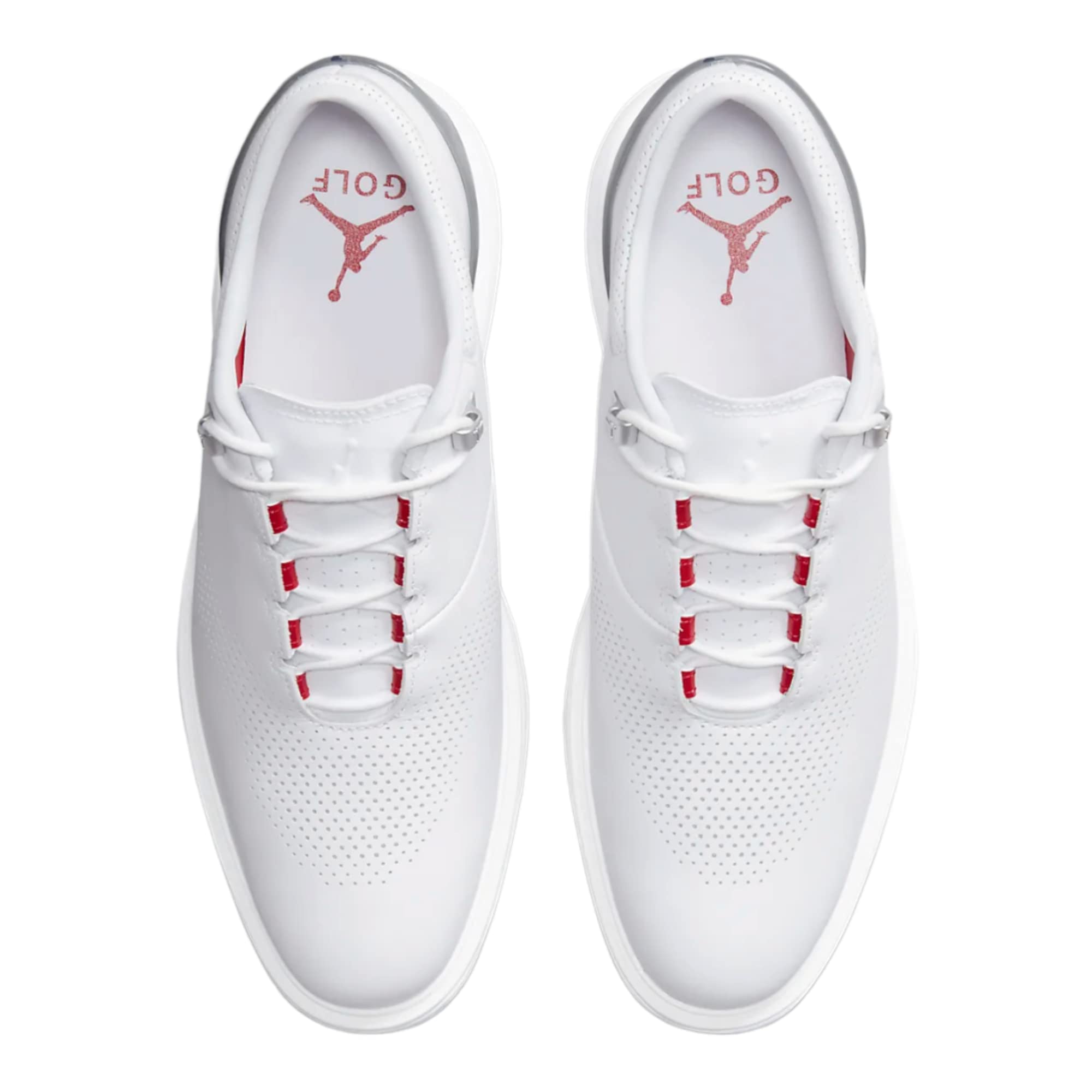 NIKE Jordan 4 Adg Men's Golf Shoes, White Black Pure Platinum, 9.5