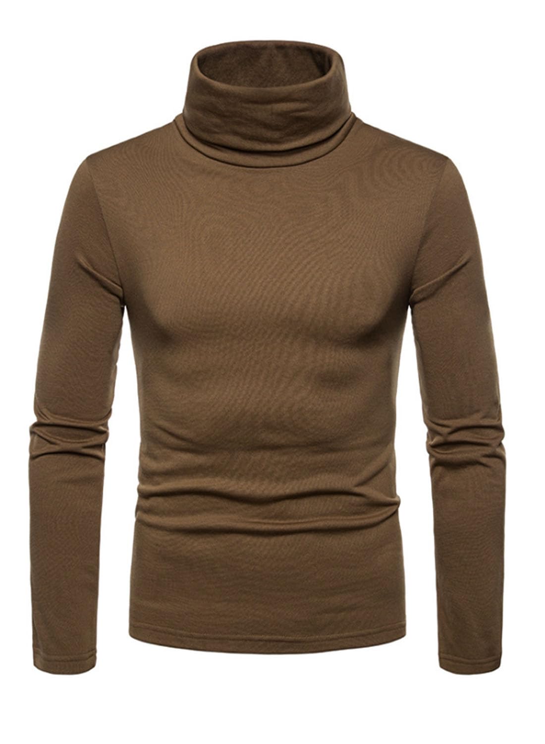MAQUIDE Men's Casual Slim Fit Basic Tops Knitted Thermal Turtleneck Pullover Sweater