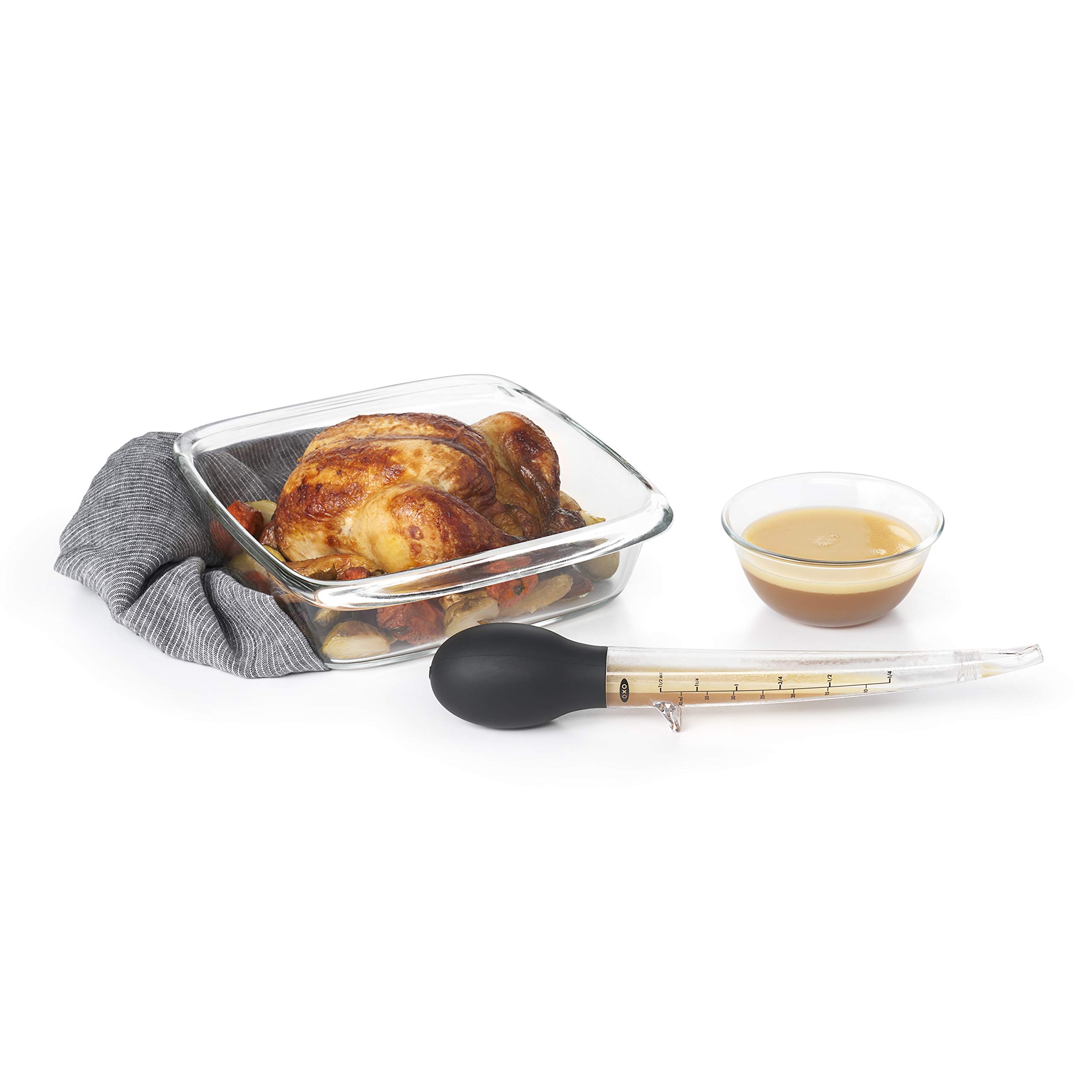 OXO Good Grips Angled Turkey Baster with Cleaning Brush