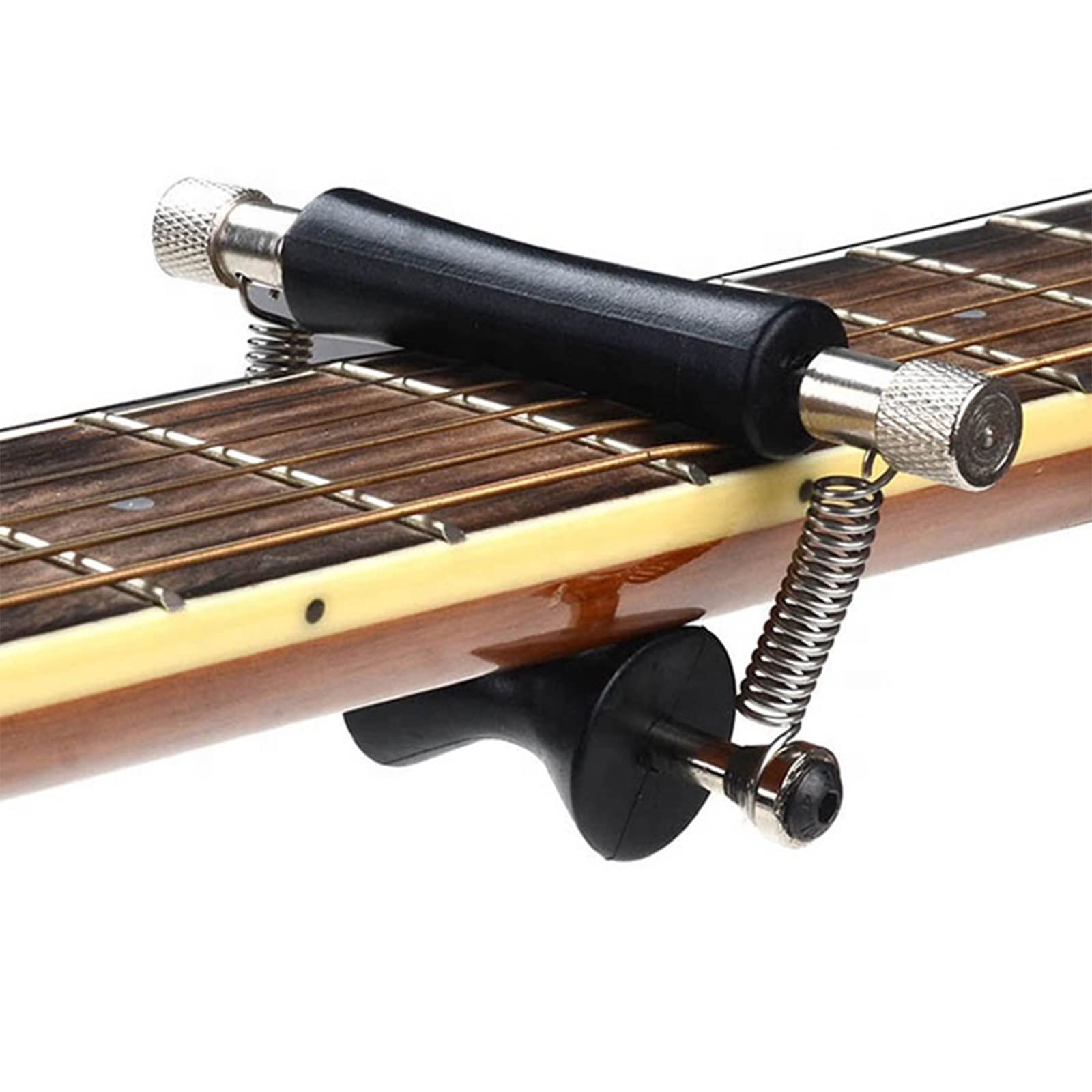 KAIY 2 Pack Guitar Rolling Capo Sliding Capo Adjustable Capo for Tuning Tone of String Instruments for Electric Guitar and Acoustic Guitar or Ukulele Mandolin Banjo