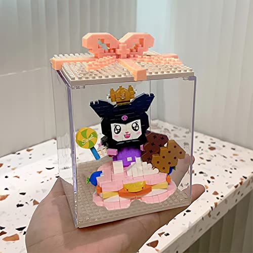Micro Cartoon Building Blocks Building Toys Mini Building 3D Toy Pet Blocks Kit for Teens and Adults Dust-Proof Included (Little Devil)