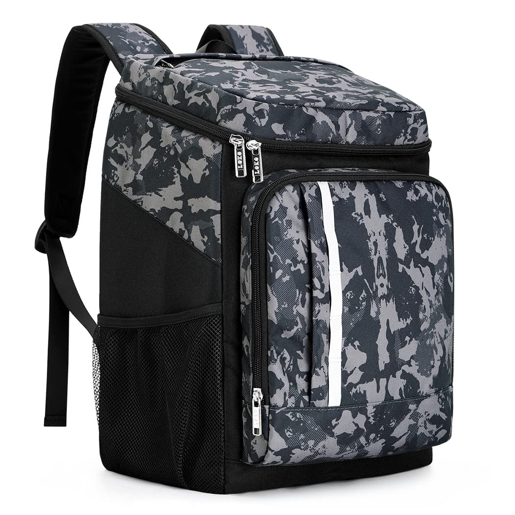 Lekesky Backpack Cooler Insulated Leak Proof Cooler Backpack for Men and Women Backpacks Cooler 40 Cans, Camo