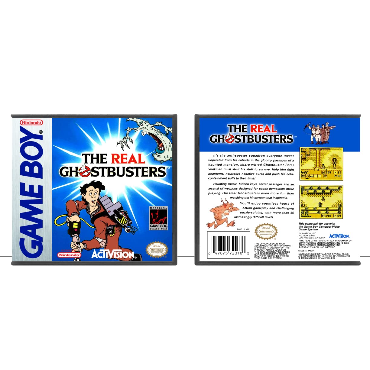 Real Ghostbusters, The | (GB) Game Boy - Game Case Only - No Game
