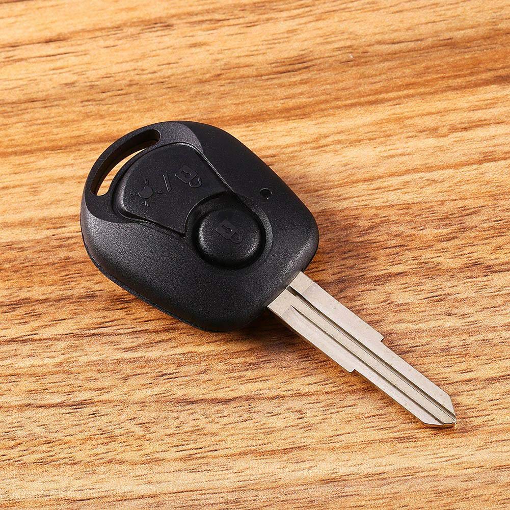 Key Shell, Car Remote Key Shell Fit for SsangYong for Actyon for Kyron for Rexton Case Cover Fob 2 Button