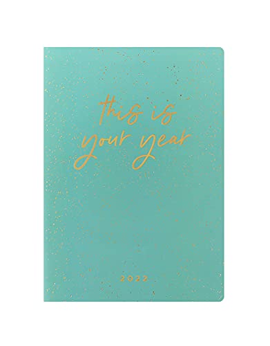 Letts Inspire A5 Week to View 2022 Diary - Green