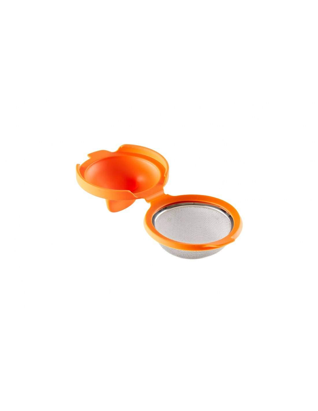 Lekue Poached Egg Maker/Poached Egg Cooker Set of 2, Orange