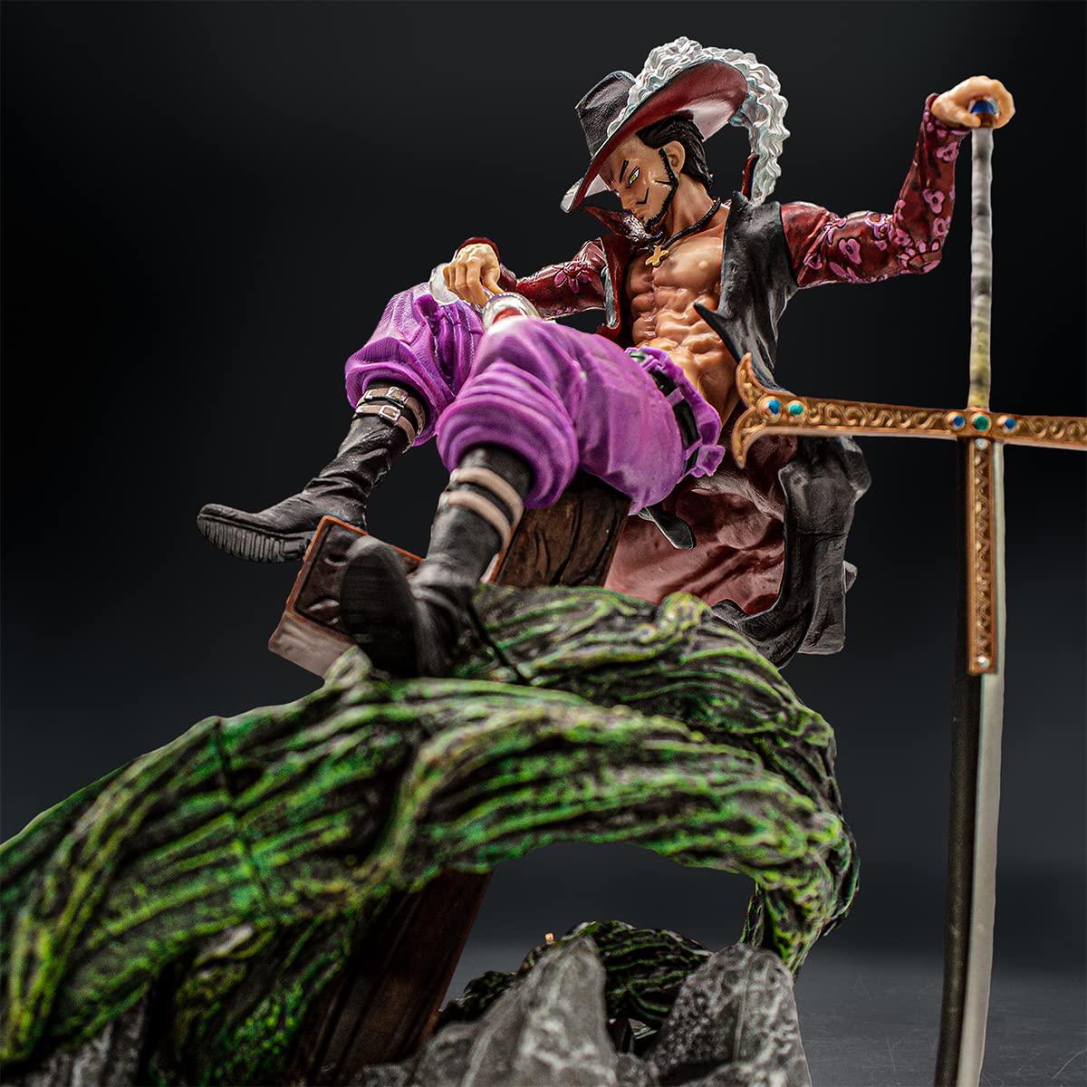 NINJAMO Luffy Action Figure Gear 4 One Anime Piece Desk Prop Hammer Punch Collectible Statue