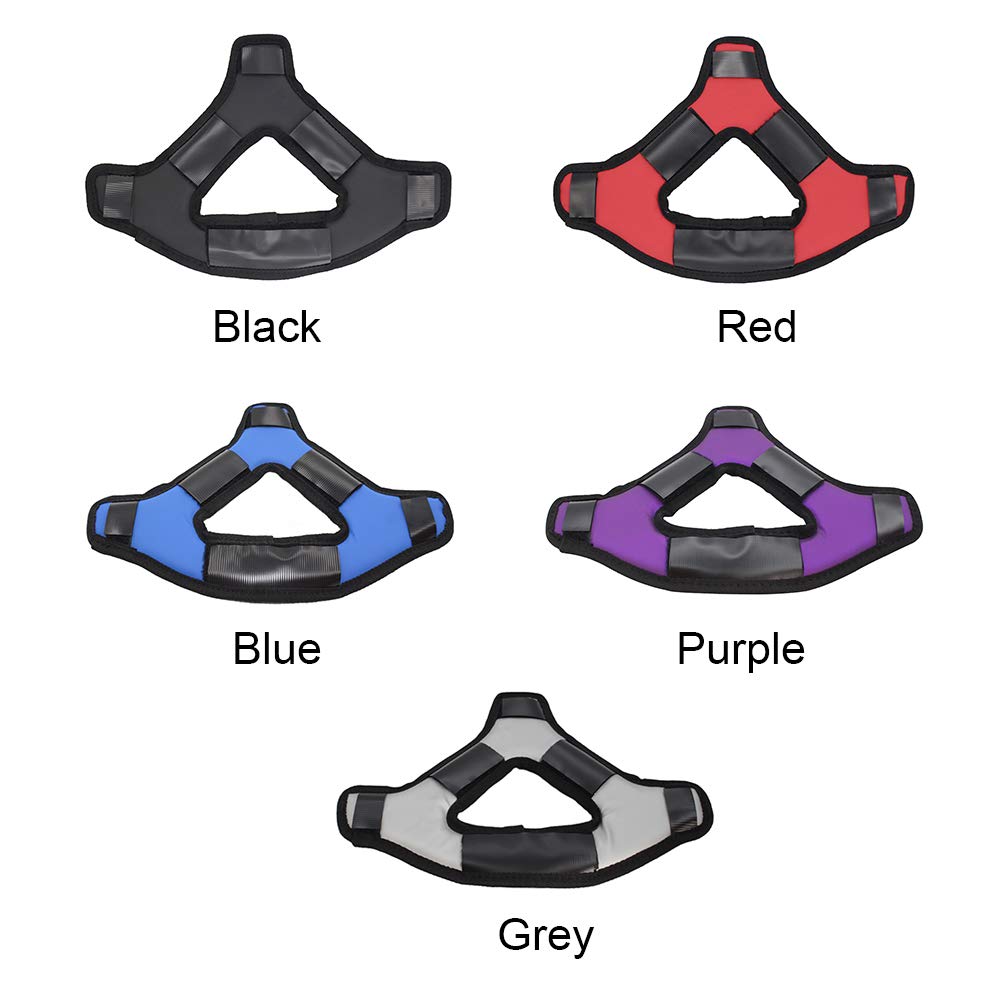 KASCLINO Head Strap Pad for Oculus Quest 2, Practical Sweatproof VR Headset Head Strap Pad Replacement for Oculus Quest 2, VR Headset Fixed Accessories Breathable PU Leather(Grey)